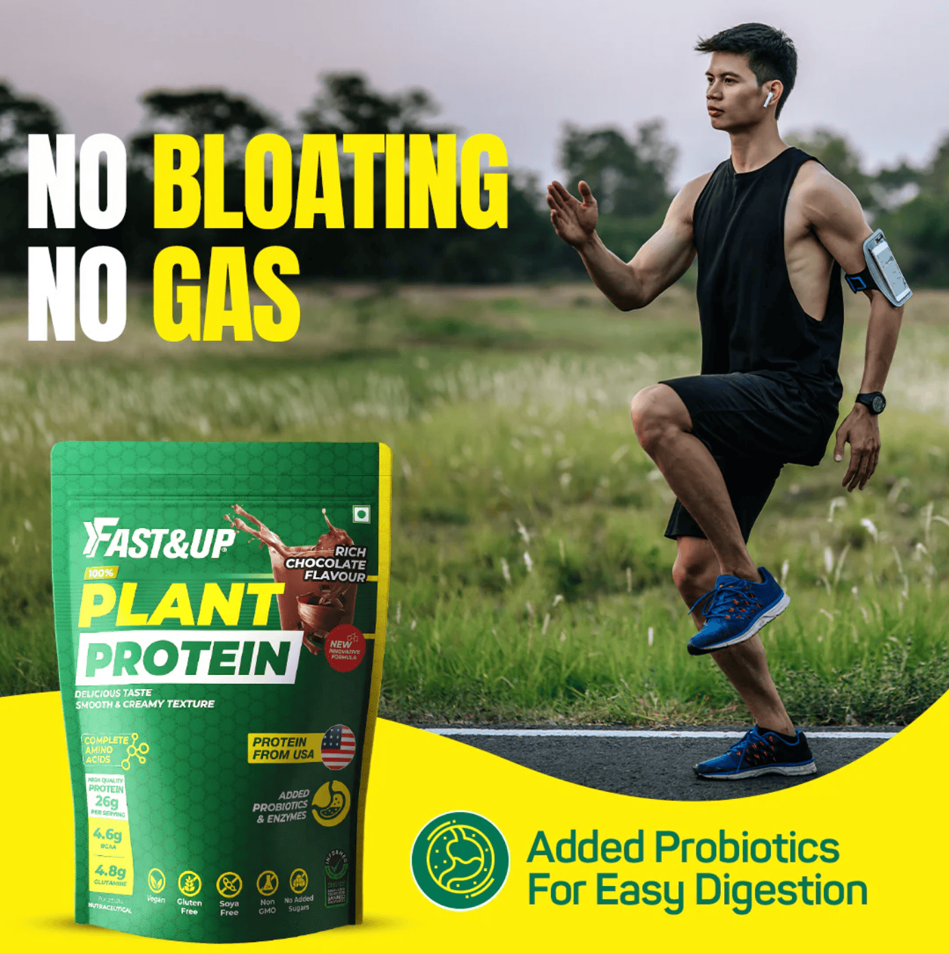 Plant Protein Rich Chocolate 25 serv 975 gms Pouch