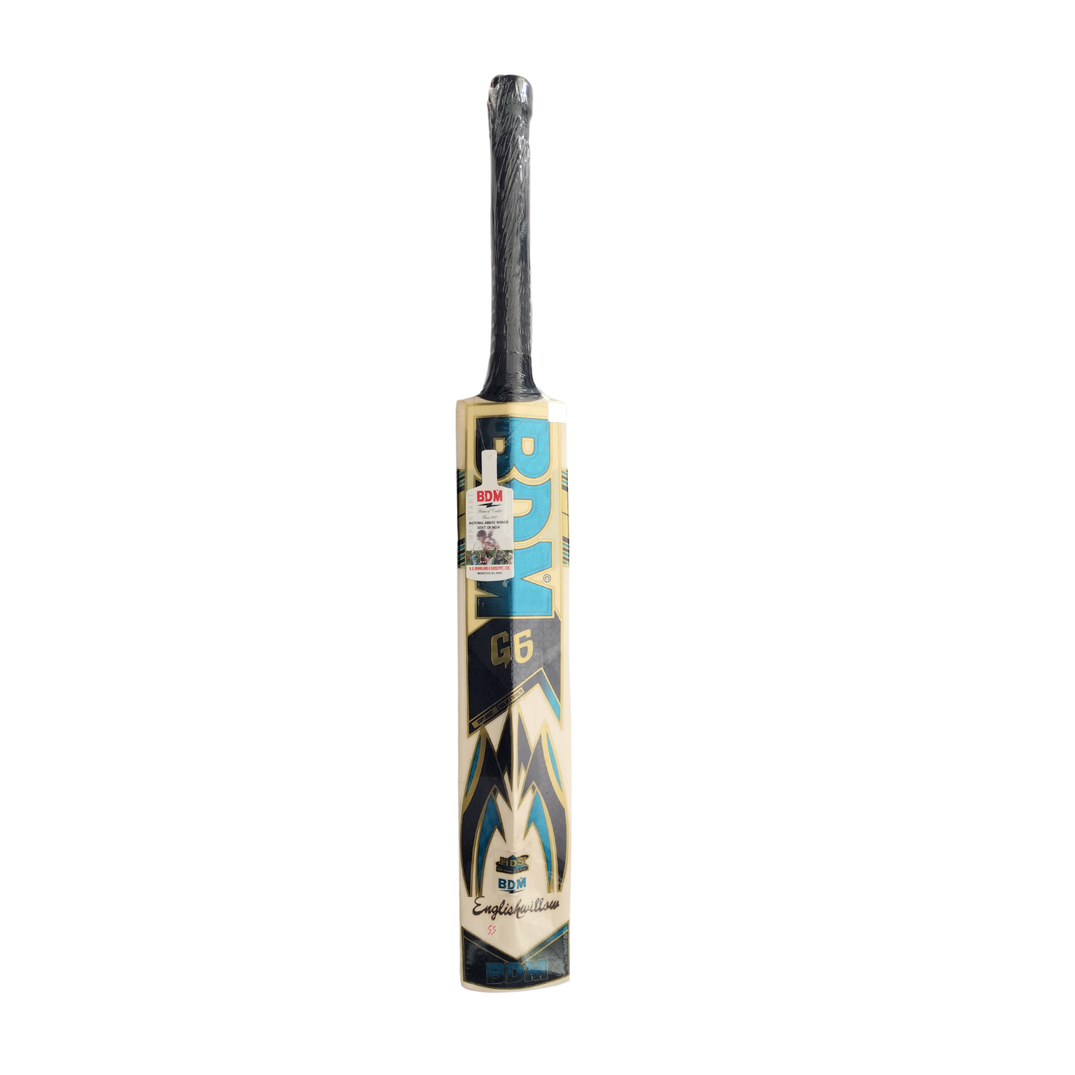 BDM G-6 English Willow Cricket Bat – Grade 5 Willow, Power Arc Blade