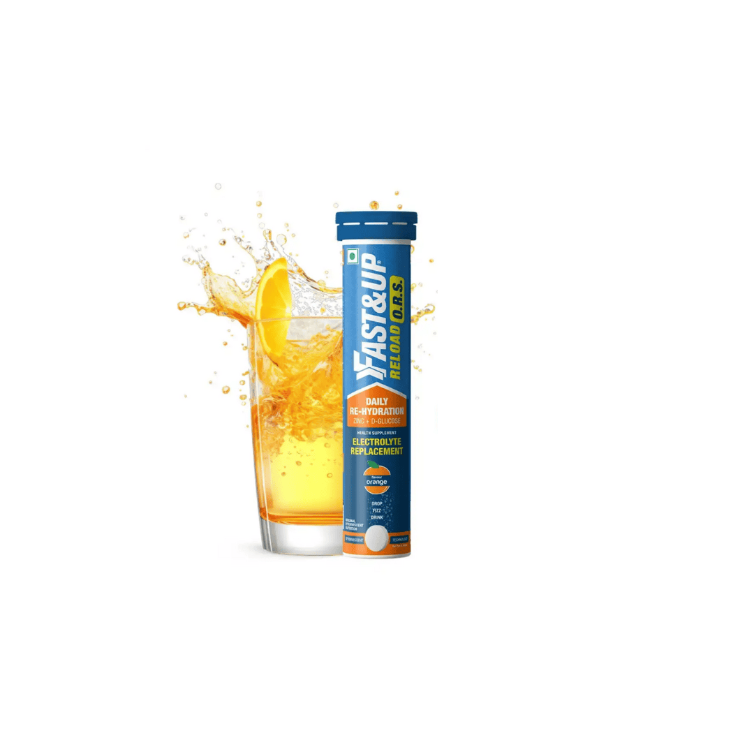 Fast&Up Reload ORS Orange | Oral Rehydration Electrolyte Drink – Pack ...