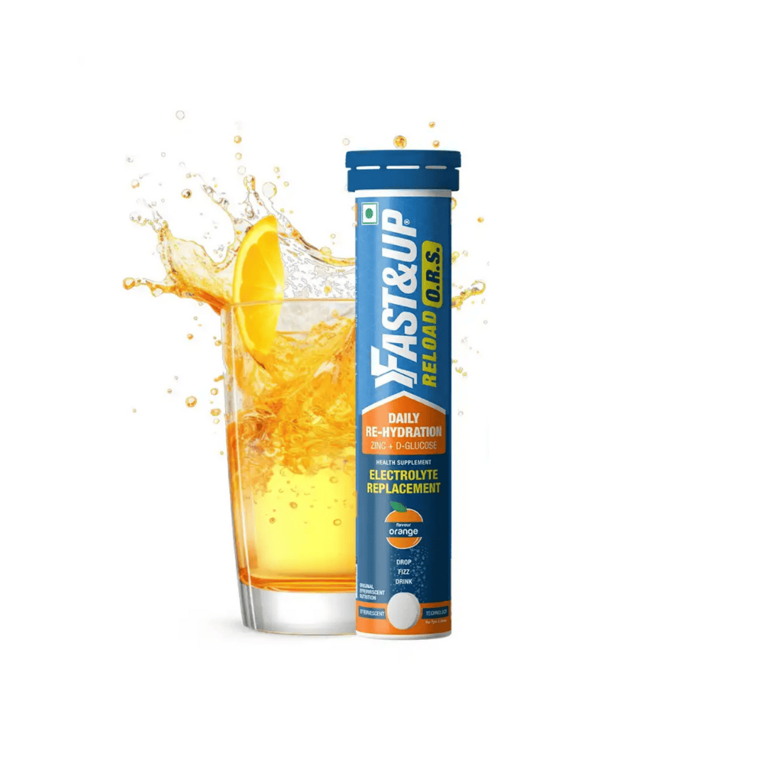 Fast&Up Reload ORS Orange | Oral Rehydration Electrolyte Drink – Pack ...